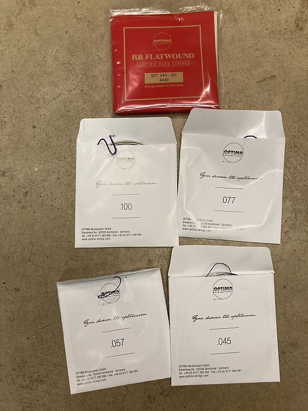 Optima RB Flatwound Strings | Reverb