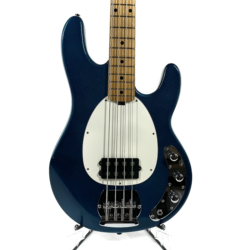 OLP Stingray Style 4 String Bass Guitar Blue | Reverb