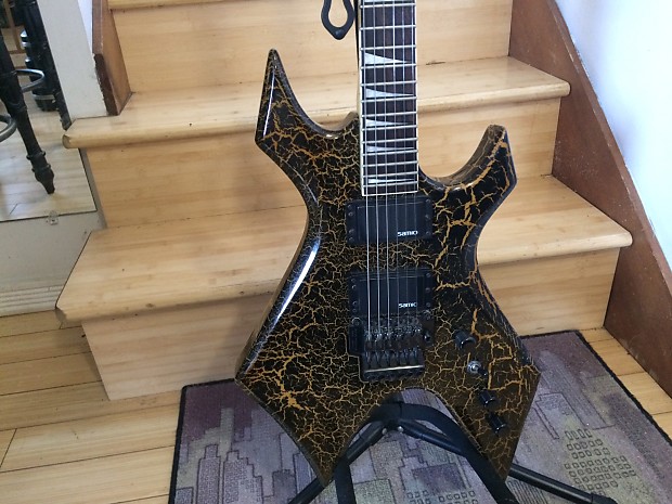 Samick Lawsuit Bc Rich Warlock 1989 Fire crackle | Reverb