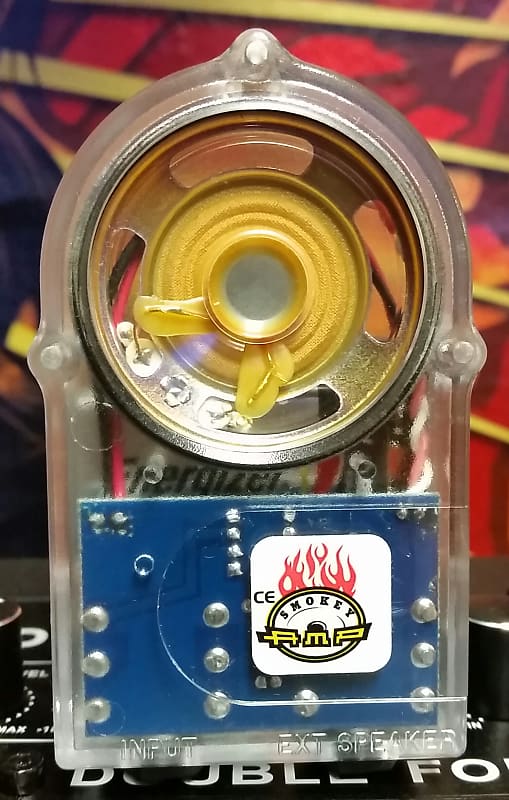 Smokey Amps Mini Amplifier, 9V Battery Operated, Clear | Reverb