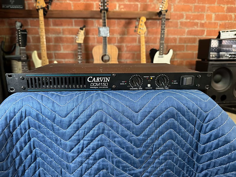 Carvin DCM150 // 150W // Stereo Rack Mount Power Amplifier | Reverb