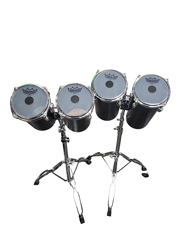 Tama 7580N4H High-Pitch Octoban 4-Piece Set with 2 Stands | Reverb