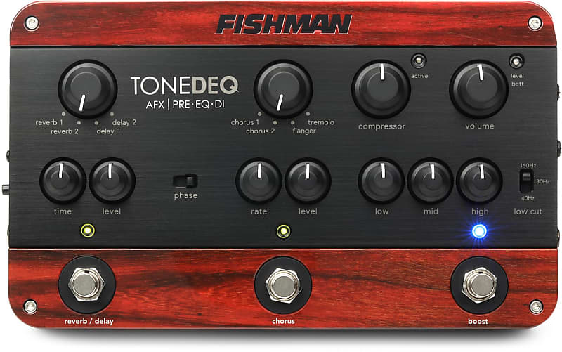 Fishman ToneDEQ Acoustic Instrument Preamp with Effects | Reverb