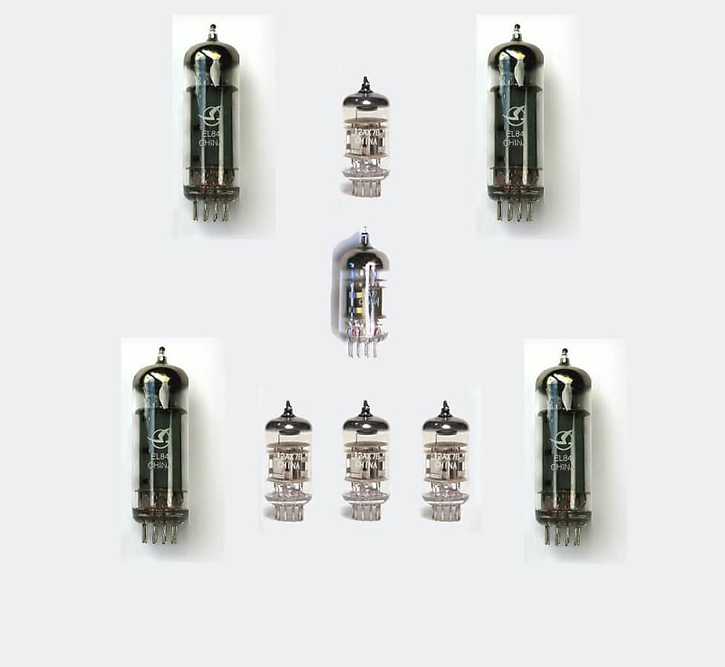 EL84, 12AX7/ECC83 & 12AU7/ECC82 full Valve kit for Vox AC30 | Reverb