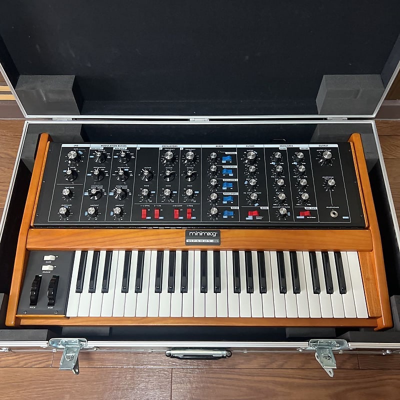 Moog Mini Moog Voyager Old School Analog Synthesizer With | Reverb