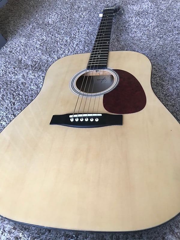 Fender Starcaster Electric Acoustic Guitar with Hard Case