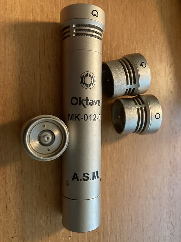 Oktava MK012 w/3 capsules and pad 2000 silver | Reverb