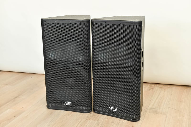 QSC KW152 Active 15" 2-Way Powered Speaker (PAIR) (church | Reverb