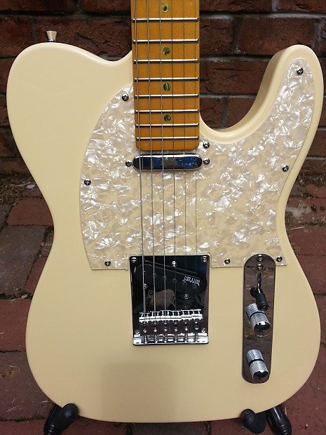 AXE Freedom Tele Style 2014 Butter Blonde, Locking tuners, | Reverb
