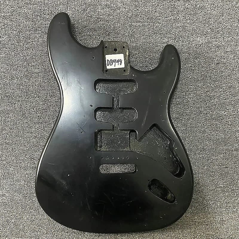 Matte Black HSS Guitar Stratocaster Strat Style Body DIY | Reverb