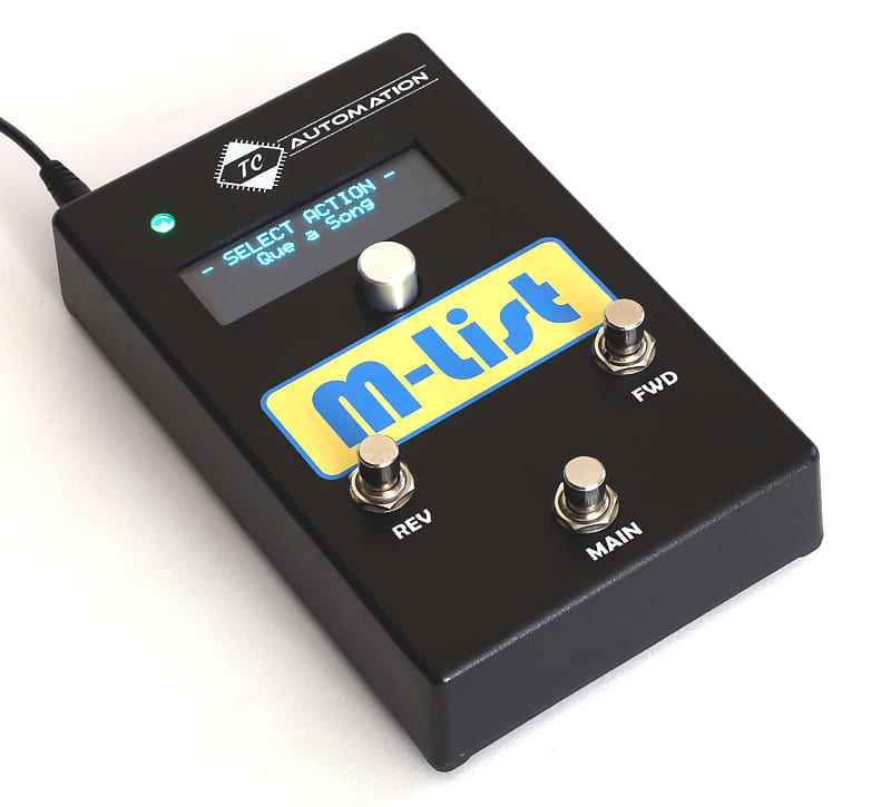 TC Automation M-List - Midi Foot Switch Controller | Reverb