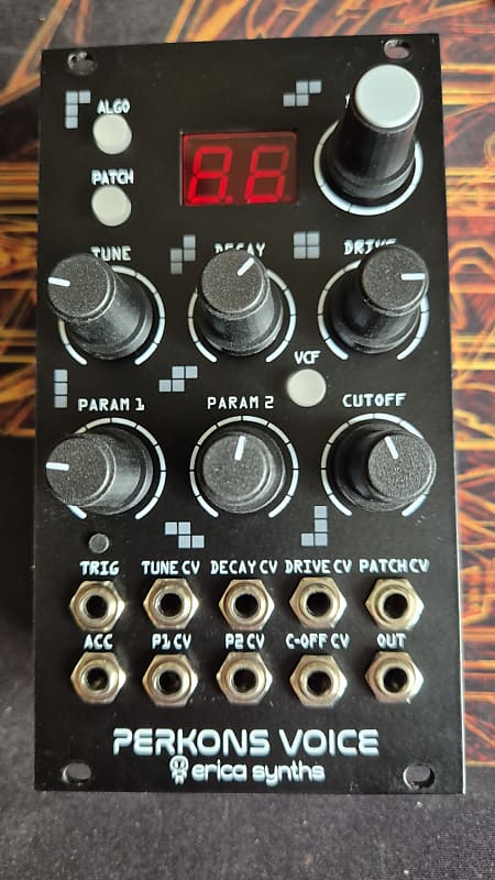 Erica Synths PERKONS Voice Hybrid Drum Synthesizer Module | Reverb UK