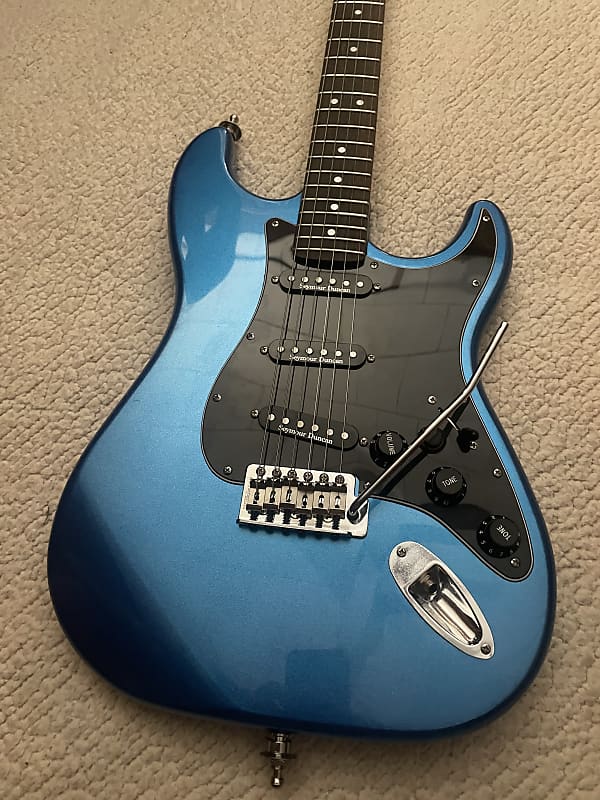 Metallic Blue Stratocaster - Seymour Duncan SSL-1 | Reverb Deutschland