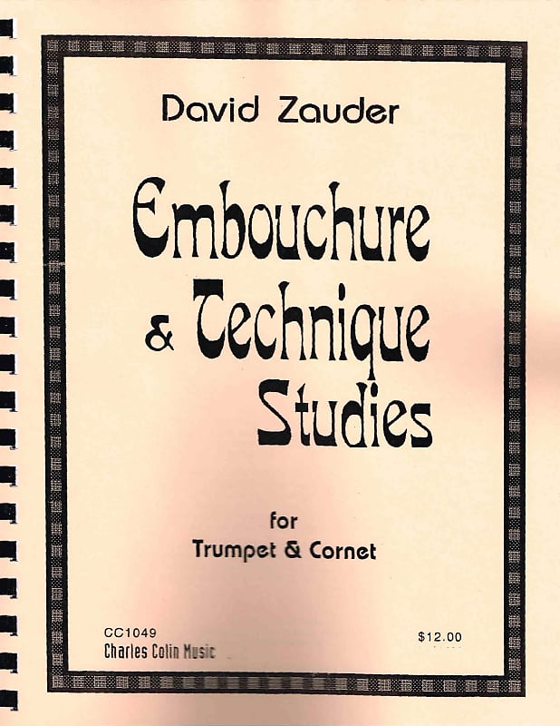 Embouchure & Technique Studies for Trumpet or Cornet by David | Reverb