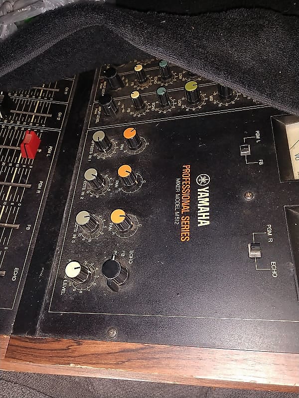 Vintage Yamaha M512 Console / Mixer - Wood | Reverb