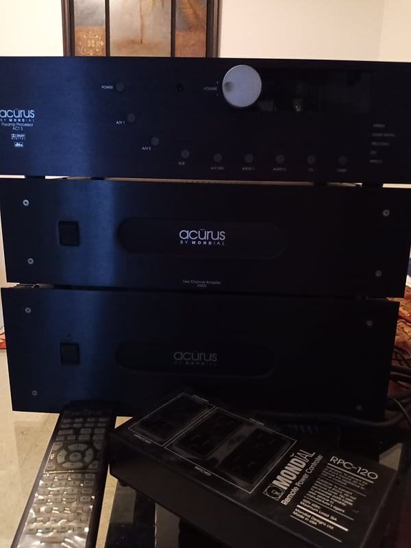 Acurus Act 3 Preamp, A200, A200x3, With Remote Controller | Reverb