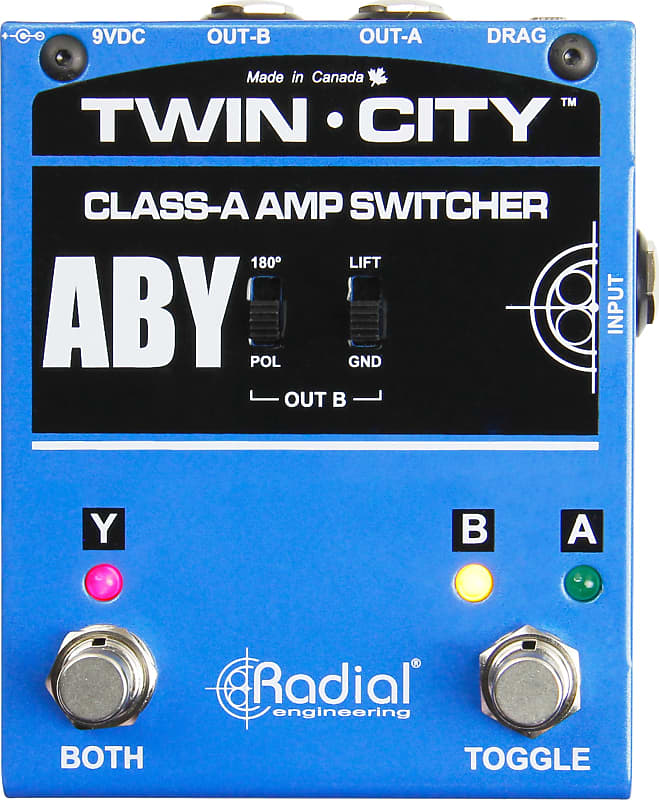 Radial Twin-City ABY Switcher Effects Pedal | Reverb