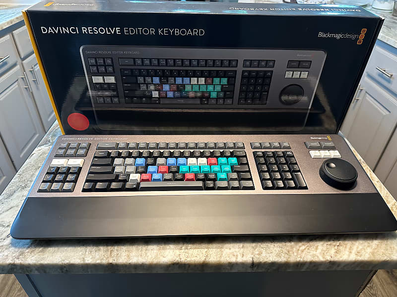Blackmagic Design Davinci Resolve Editor Keyboard, Mint | Reverb