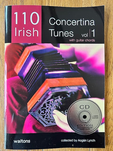 Waltons 110 BEST IRISH CONCERTINA TUNES Vol 1 with CD | Reverb