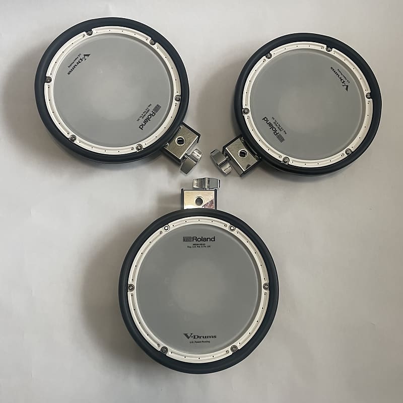(3) - Roland PDX-8 V-Drum 10" Dual-Trigger Mesh Drum Pad | Reverb
