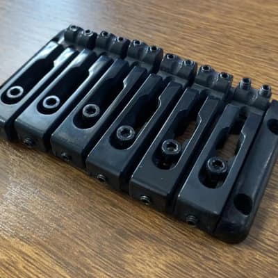 6 String Electric Bass Guitar Bridge in Black | Reverb