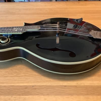 Johnson MF 370 2005 - Dark black F style mandolin | Reverb
