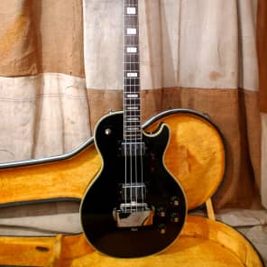 Ibanez Les Paul Style Bass Guitar 1970's Black | Reverb