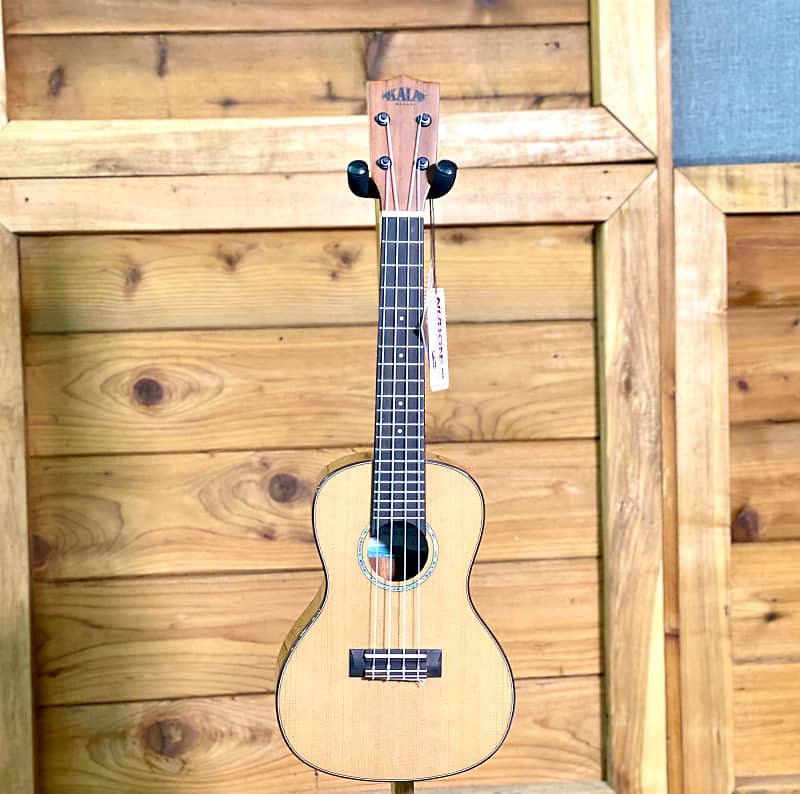 KALA KA-SCAC-C Gloss Solid Cedar Top Acacia Concert Ukulele | Reverb