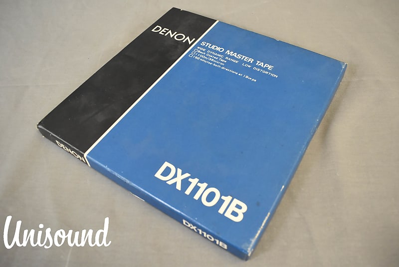 Denon DX1101B Studio Master Tape for Open Reel Deck in Very | Reverb
