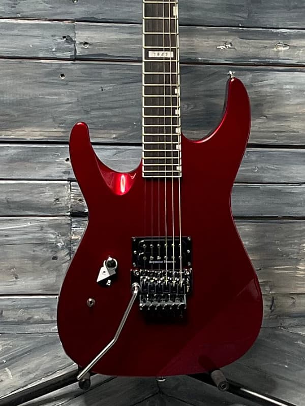 ESP/LTD Left Handed M-1 CUSTOM '87 Electric Guitar- Candy | Reverb