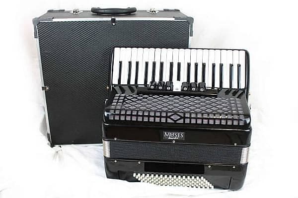Muses 2017BK - fisarmonica 96 bassi - colore nero | Reverb