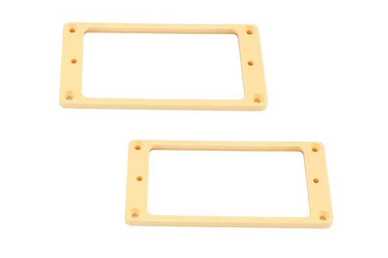 Cream Humbucking Pickup Ring Set Slanted | Reverb