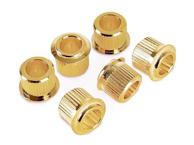 Hosco Japan BU-CBG conversion bushings, gold, round top, 6 | Reverb