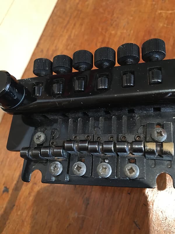 Rockinger True Tune Tremolo TTT Bridge - 80s - Black - | Reverb Canada