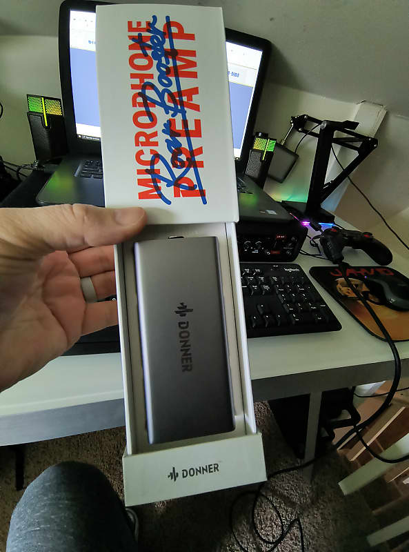 Donner Roar Booster Dynamic Ribbon Microphone Preamp | Reverb