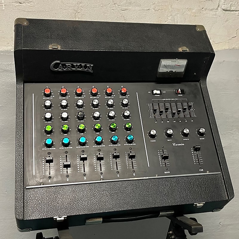 Carvin MP-600 vintage Powered Mixer with Spring Reverb 1970s | Reverb