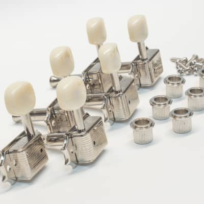 Kluson Deluxe Single Line Butterbean Oval Plastic Button | Reverb