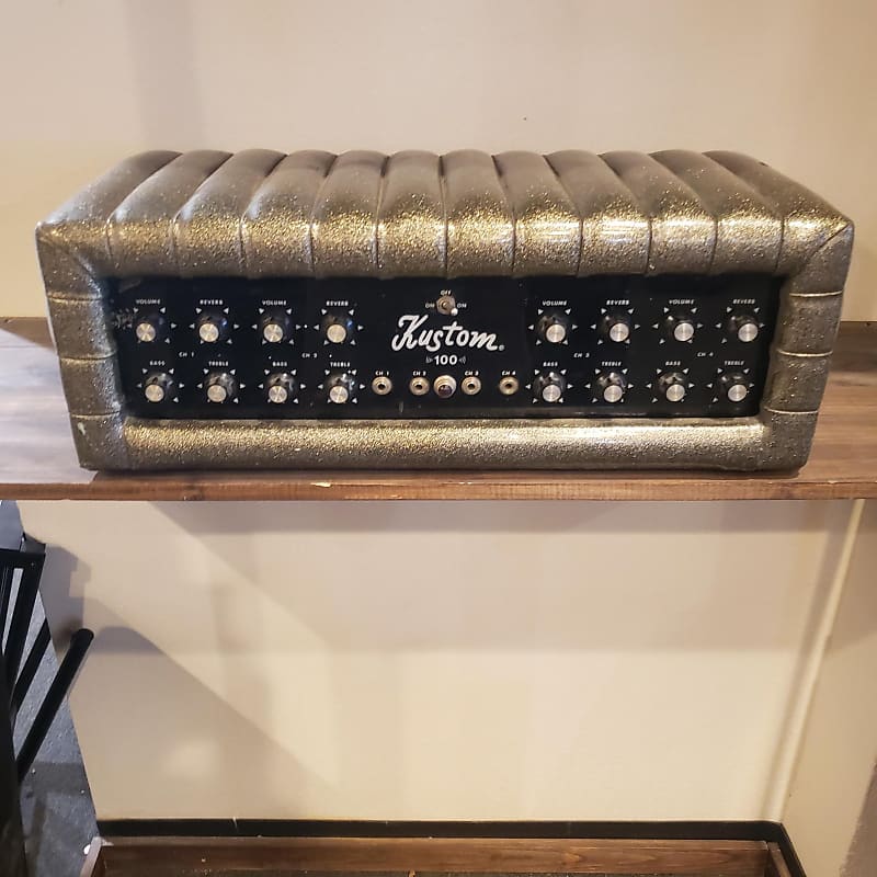 Kustom K-100-5 PA Head Amplifier USED SOLD AS IS POWERS ON | Reverb