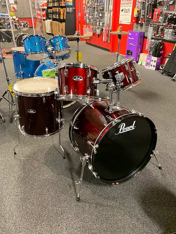 Pearl Pearl Roadshow 5 piece shell kit (wine red) Drum Shell | Reverb