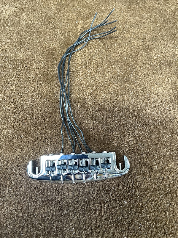 Graph tech Wrap around ghost system bridge 2020 Chrome | Reverb