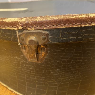 Vintage Gibson style 1950-60’s Alligator Chipboard Case | Reverb