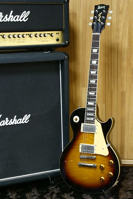 Rare 90s made Fernandes BURNY LP Standard RLG-70 Tabaco | Reverb