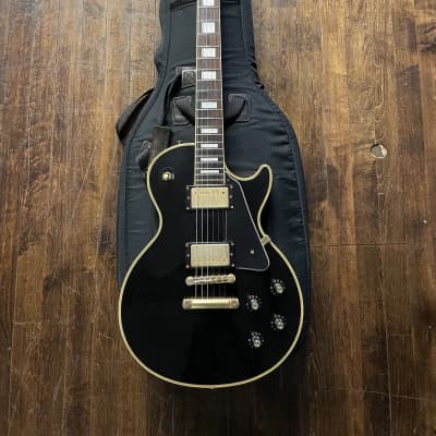 1980s Burny RLC-65 LP Custom Black Beauty Electric Guitar MIJ | Reverb