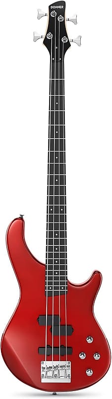 Donner Electric Bass Guitar 4 Strings Full-Size Standard Bass | Reverb