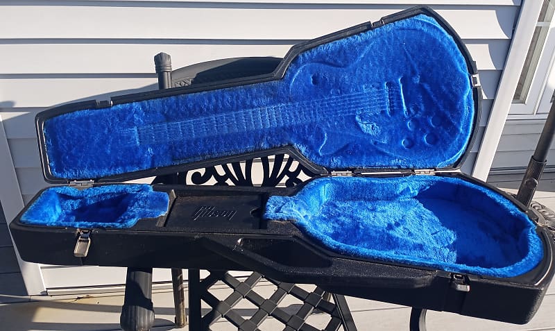 1980s Gibson Protector "Chainsaw" Hard Shell Case - Les Paul | Reverb