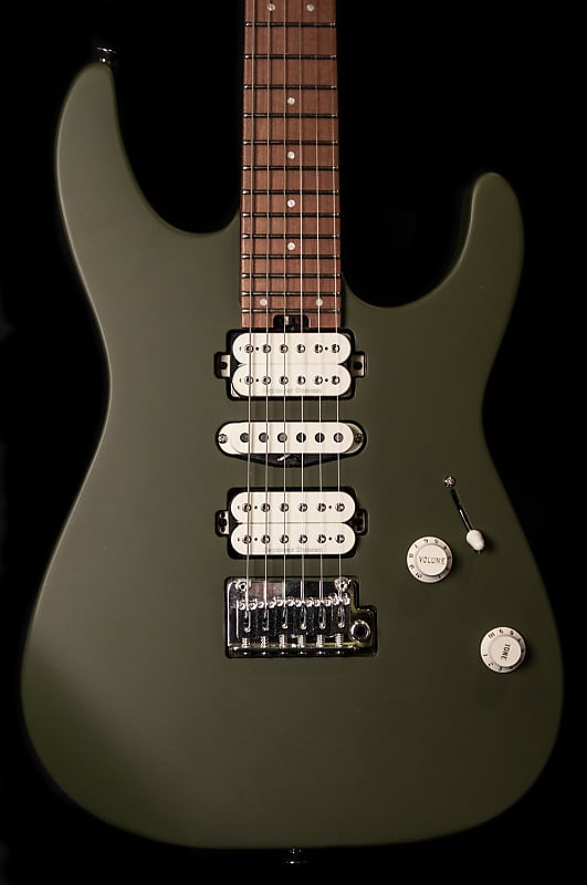 Charvel Pro-Mod DK24 HSH Matte Army Drab Electric Guitar - | Reverb UK