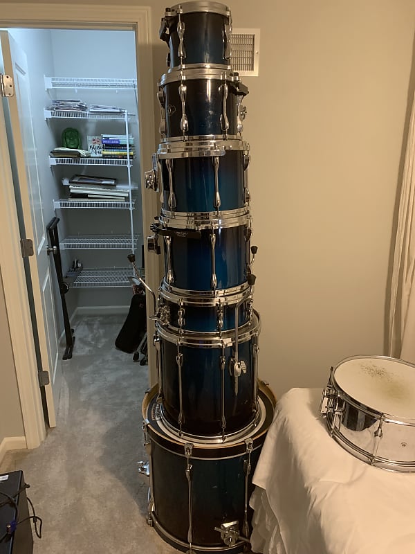 Tama Superstar Custom 2007 Ocean Fade | Reverb