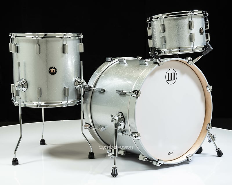 WFLIII Drums Generations Maple 3pc Drum Set - Silver Sparkle | Reverb WFLIII Drums Generations Maple 3pc Drum Set - Silver Sparkle | Reverb