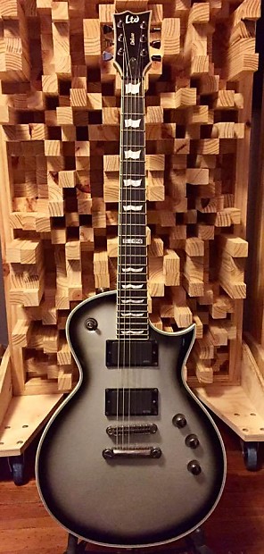 ESP LTD Eclipse EC-1000 Deluxe Silver Sunburst | Reverb