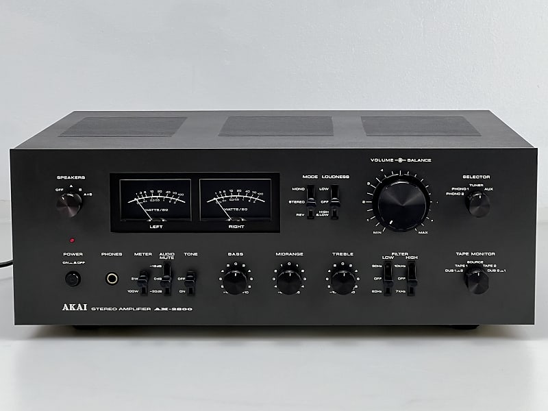 Akai AM-2800- Black - Stereo Amplifier | Reverb Australia